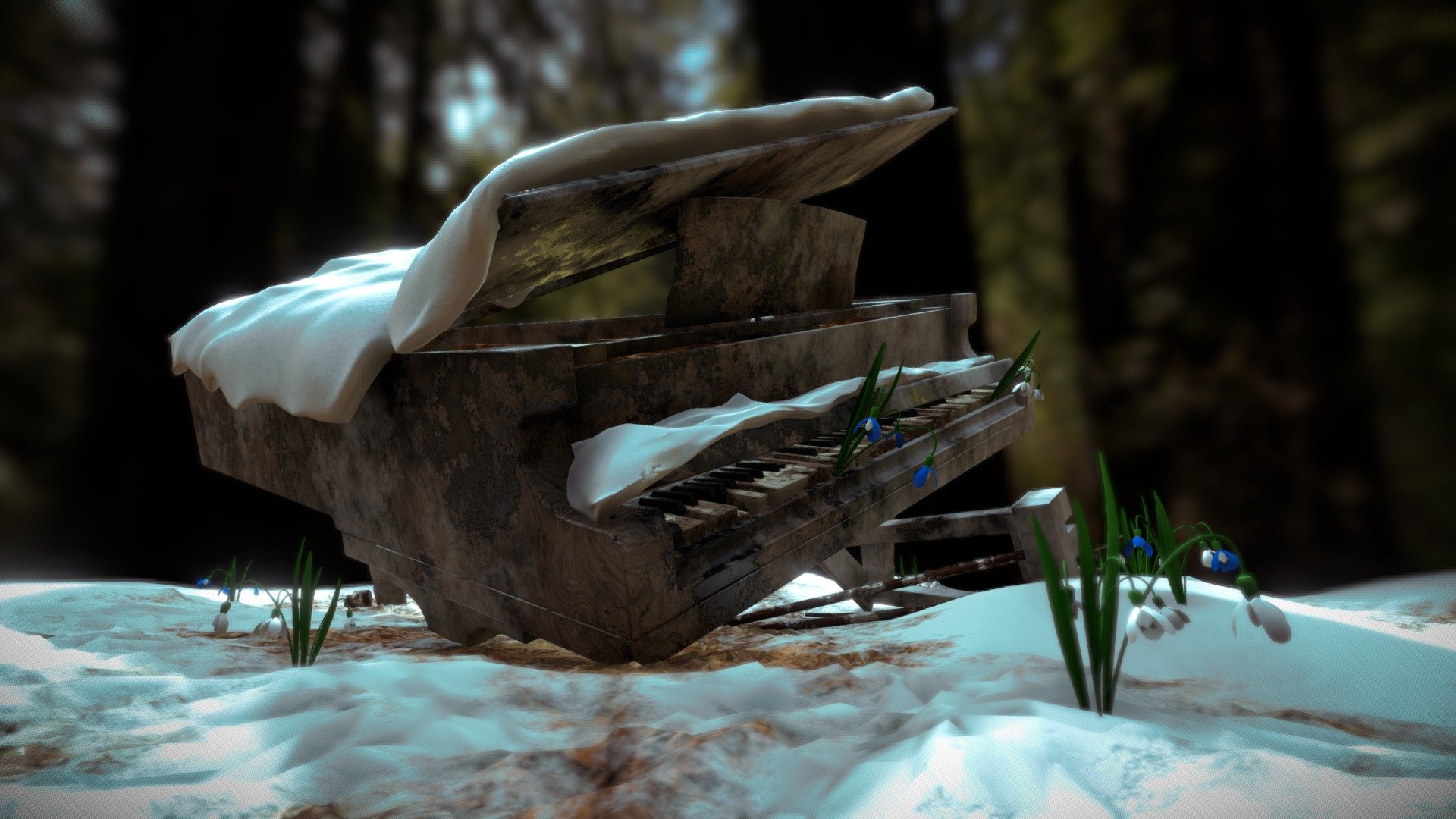 Snowdrop Forte - 3D model by Dawid ArtGraph (@didexit) [7d75cf6 ...