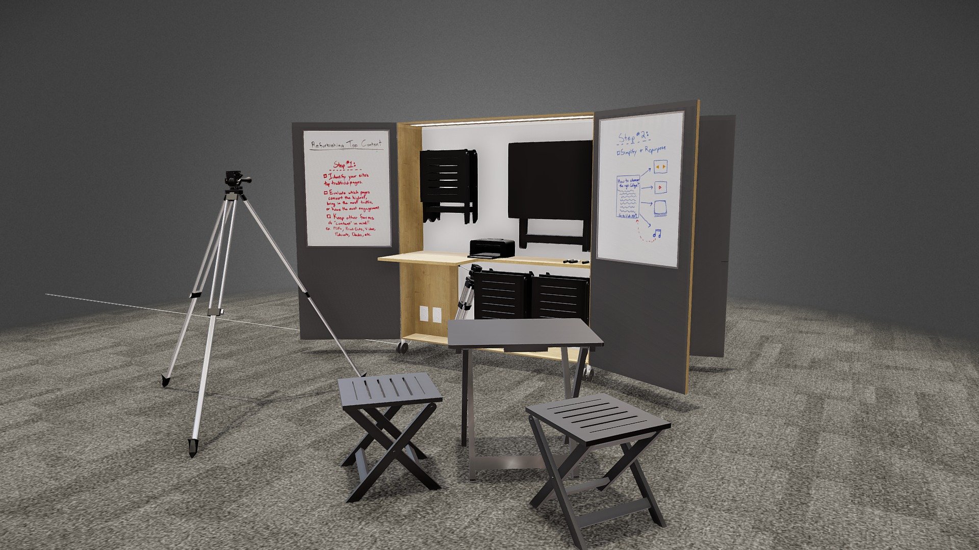 Workstation - 3D model by Blapo [7d77a42] - Sketchfab
