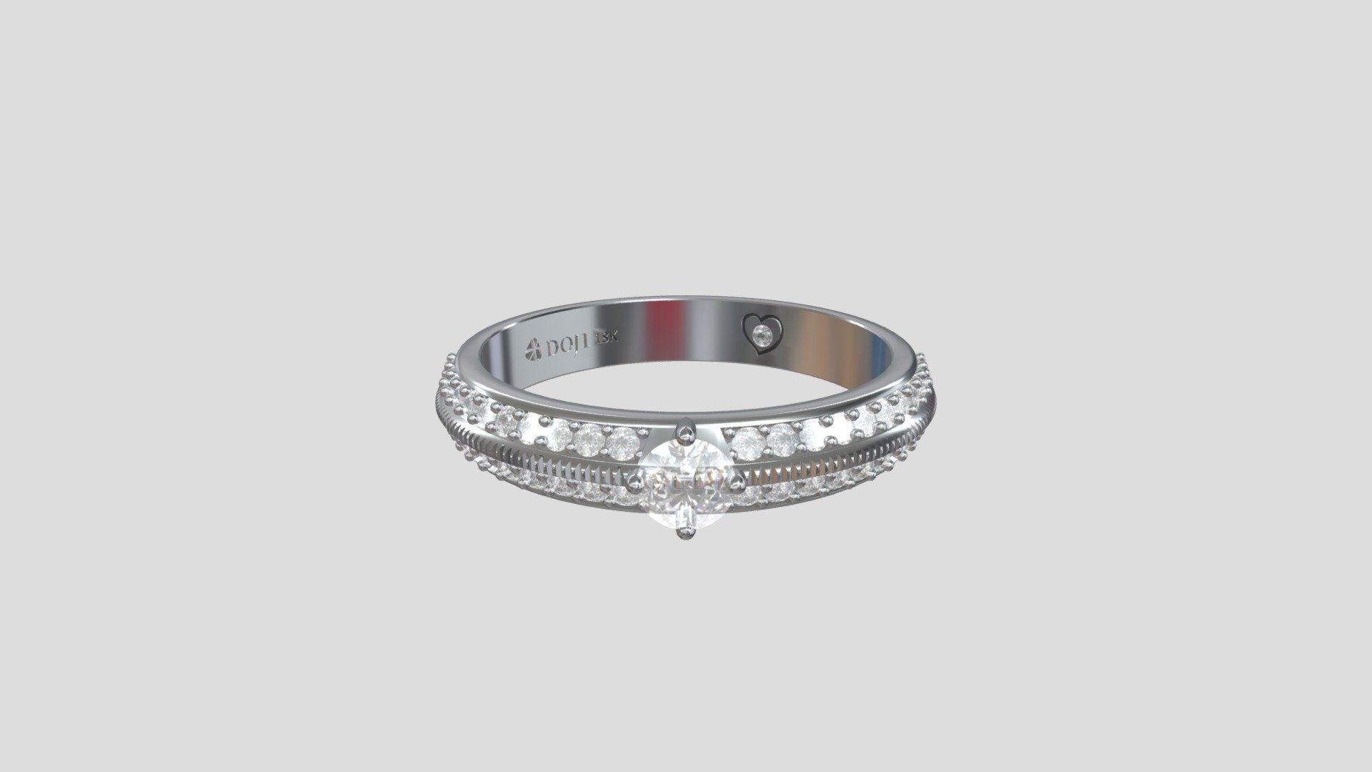 Doji Diamond Ring - Download Free 3D model by InReality Solutions ...