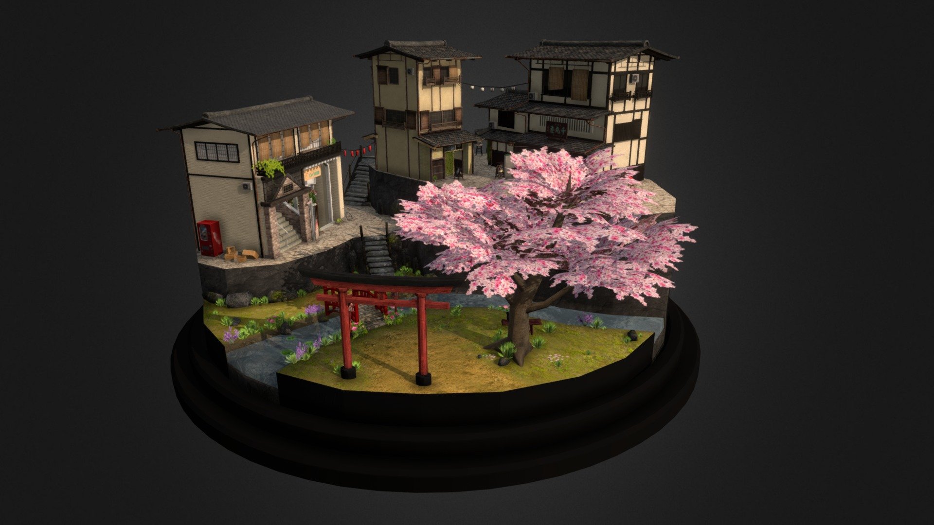 Kyoto Cityscene - 3D model by Melisa G. (@mgy.savage) [7d786c8] - Sketchfab