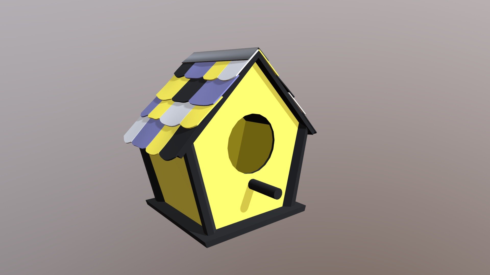 Bird House - 3D model by Nat (@natwright) [7d787c9] - Sketchfab