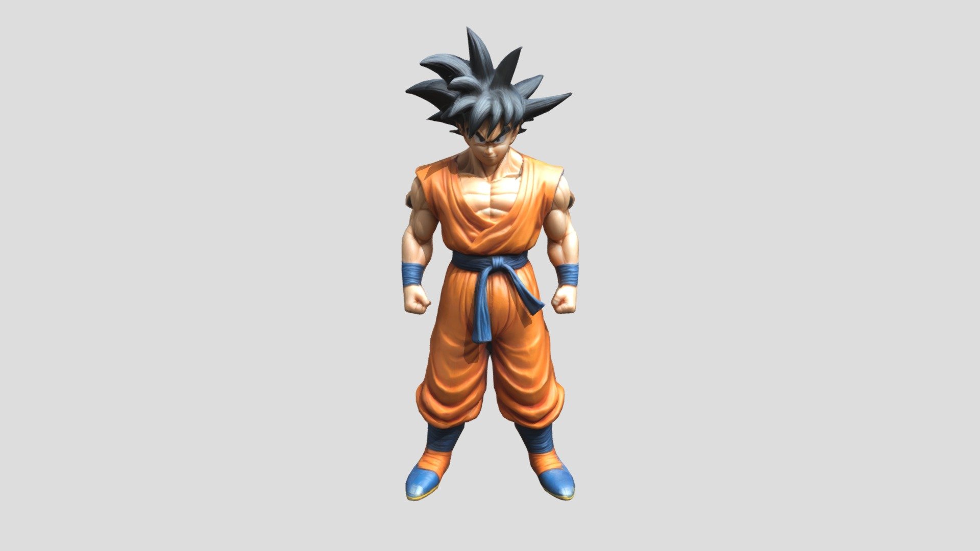 standing Big Goku - Download Free 3D model by devansh4663 [7d79ef9 ...