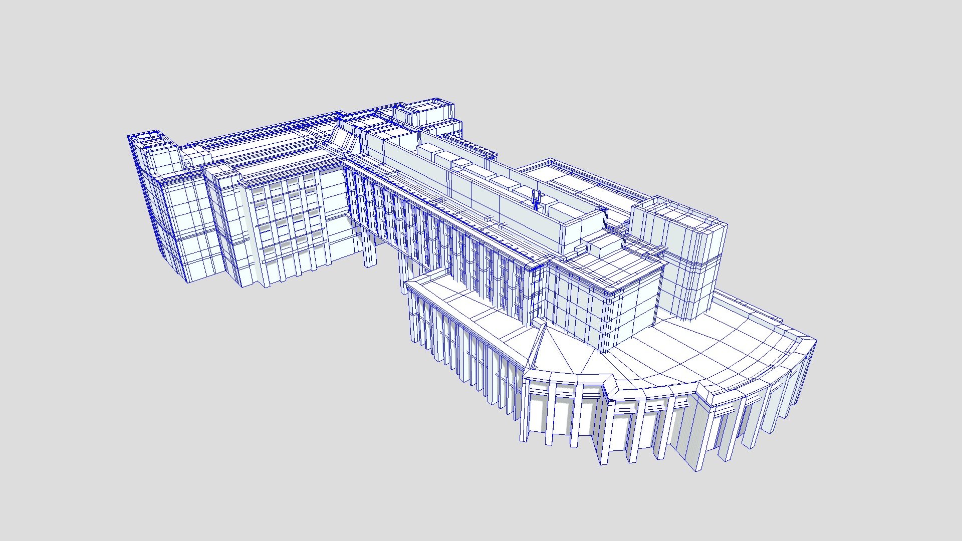 Building F, AGU Sagamihara Campus (LOD2-3) - Download Free 3D model by ...