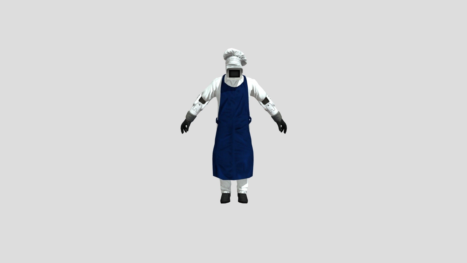 Chef Cameraman By Spectergameover - Download Free 3D model by Freaky ...