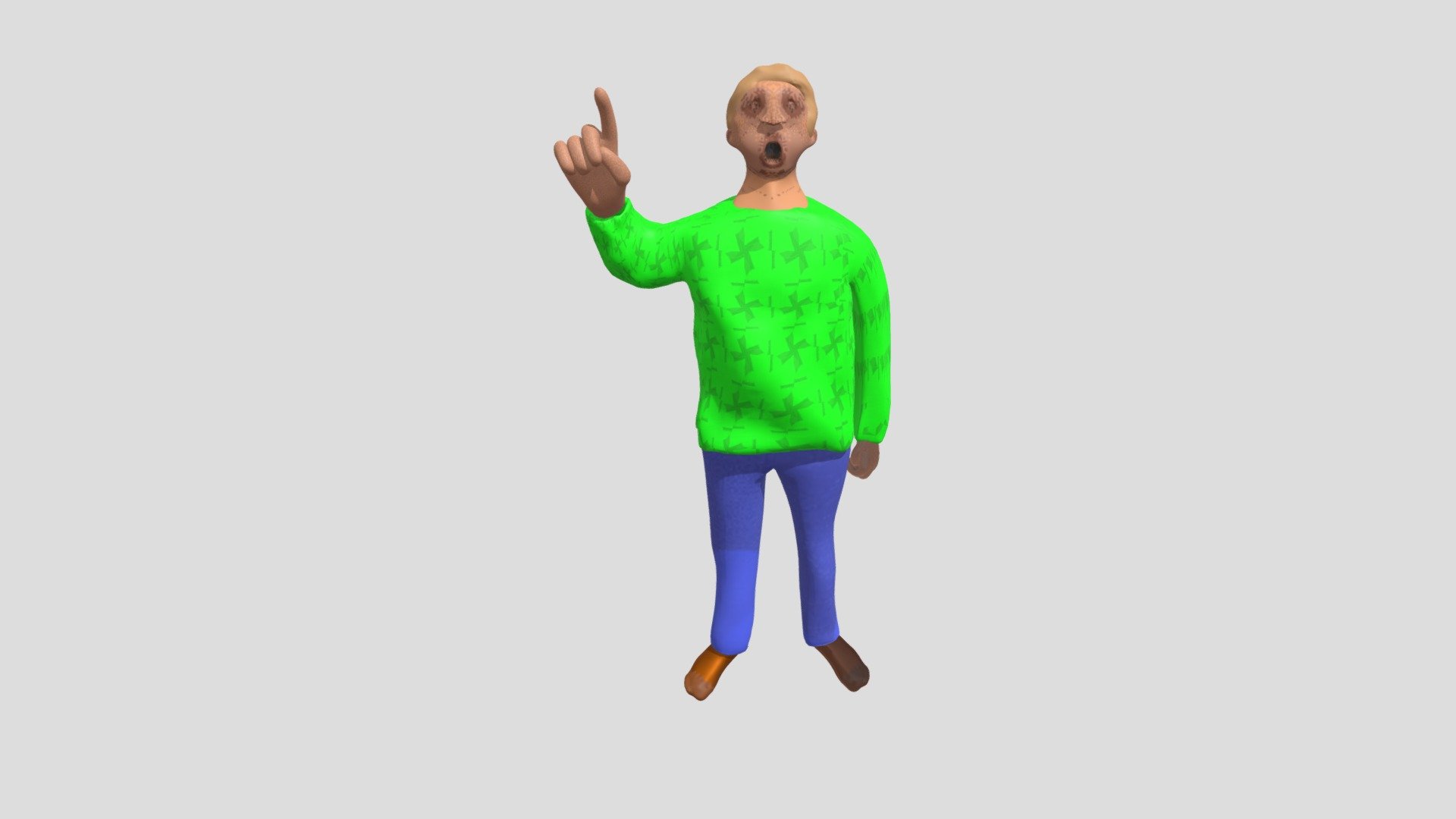 Principal of the Baldi - Download Free 3D model by Johnthe3dModeler ...
