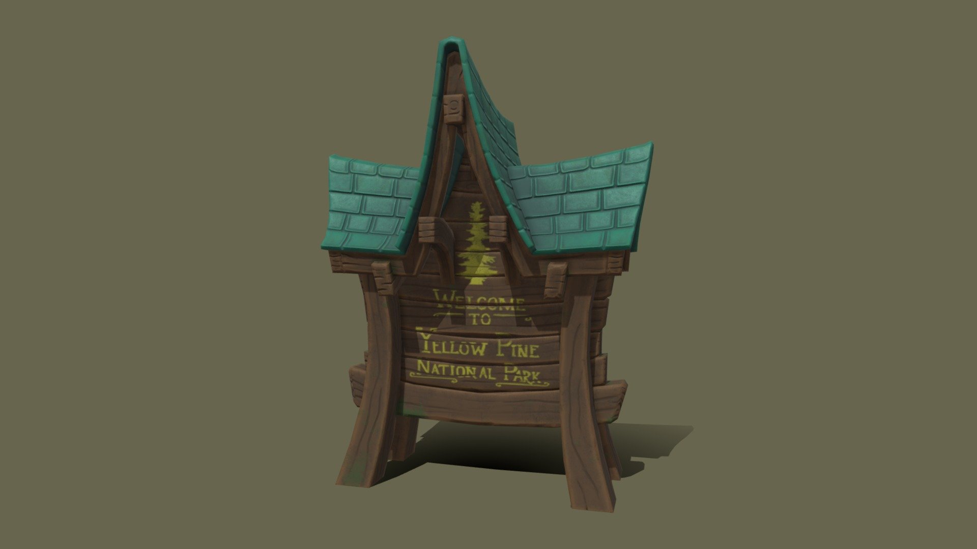 Welcome Sign - 3D model by turtsevich.sergey [7d7e388] - Sketchfab