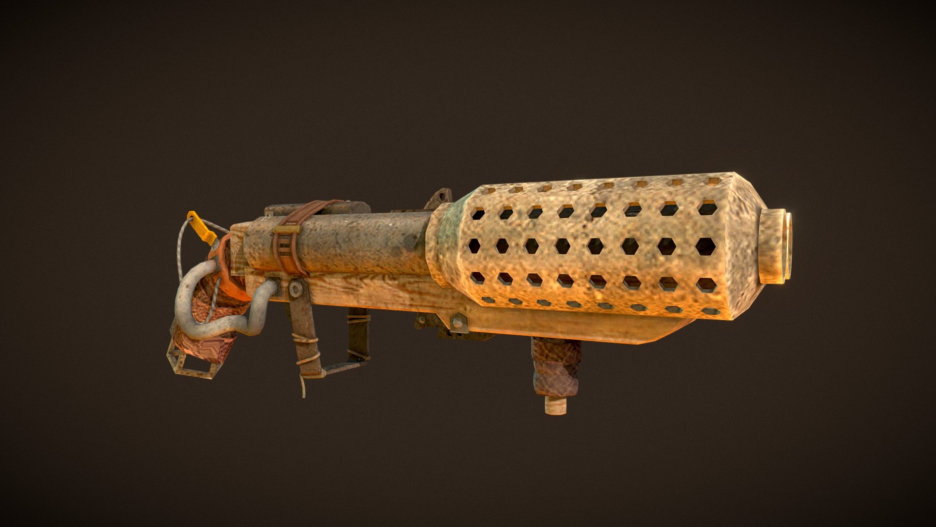 Double Barrel Gun - The Gardener - 3D model by StanVerhoeven [7d7ecd8 ...