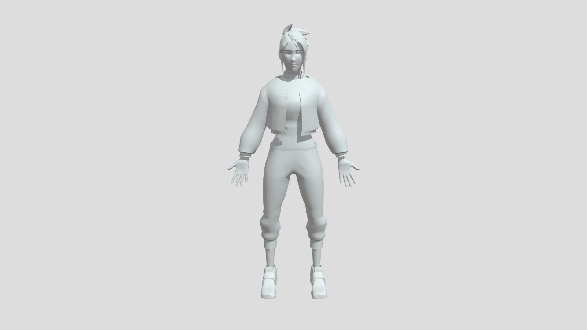 Jett Valorant model - 3D model by TanyaCJN [7d7f7ef] - Sketchfab