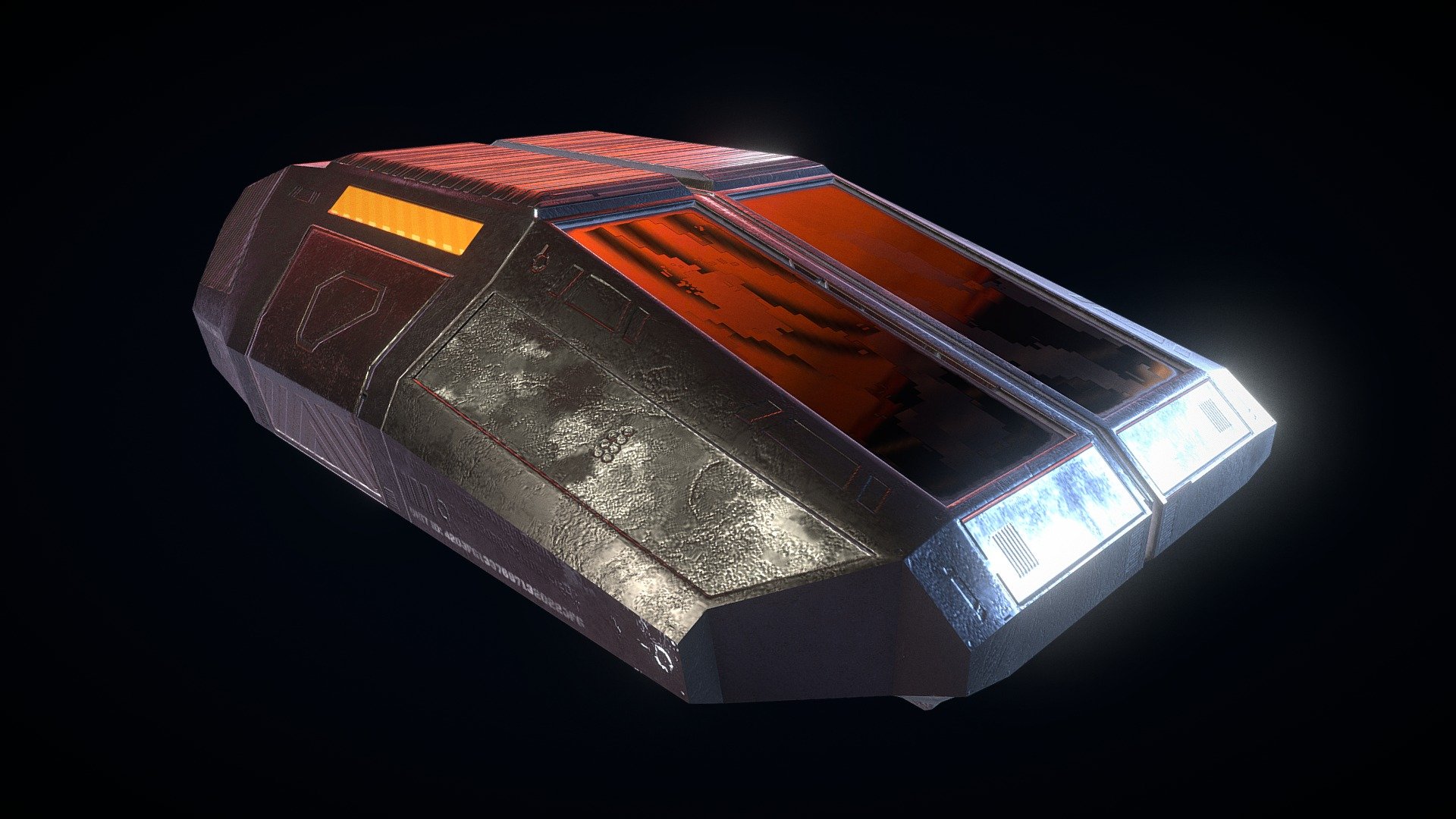 Floating Futuristic Cyber Car JFG - Download Free 3D model by Jesus ...