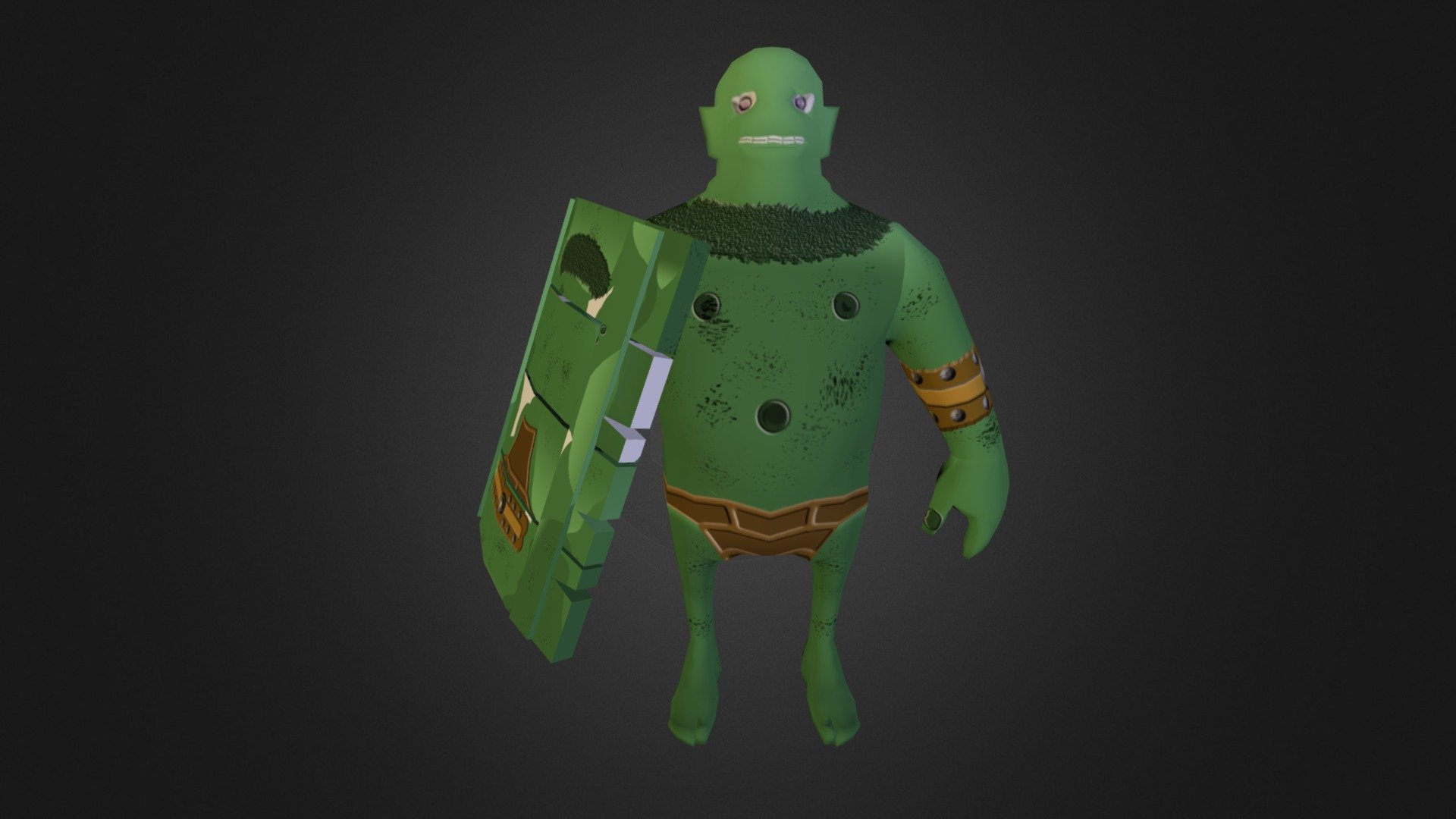Goblin With Shield - 3D model by Presinct [7d7fed1] - Sketchfab