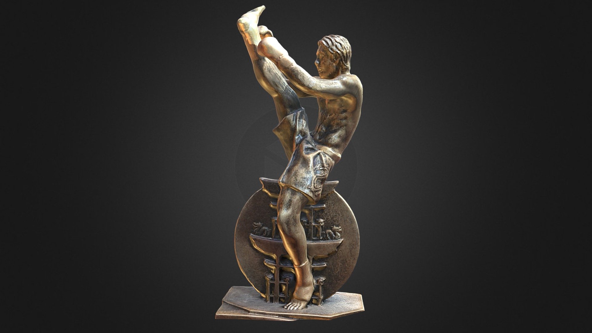 Thai Kickboxer Statue - Buy Royalty Free 3D model by Bigman Scans 3D ...