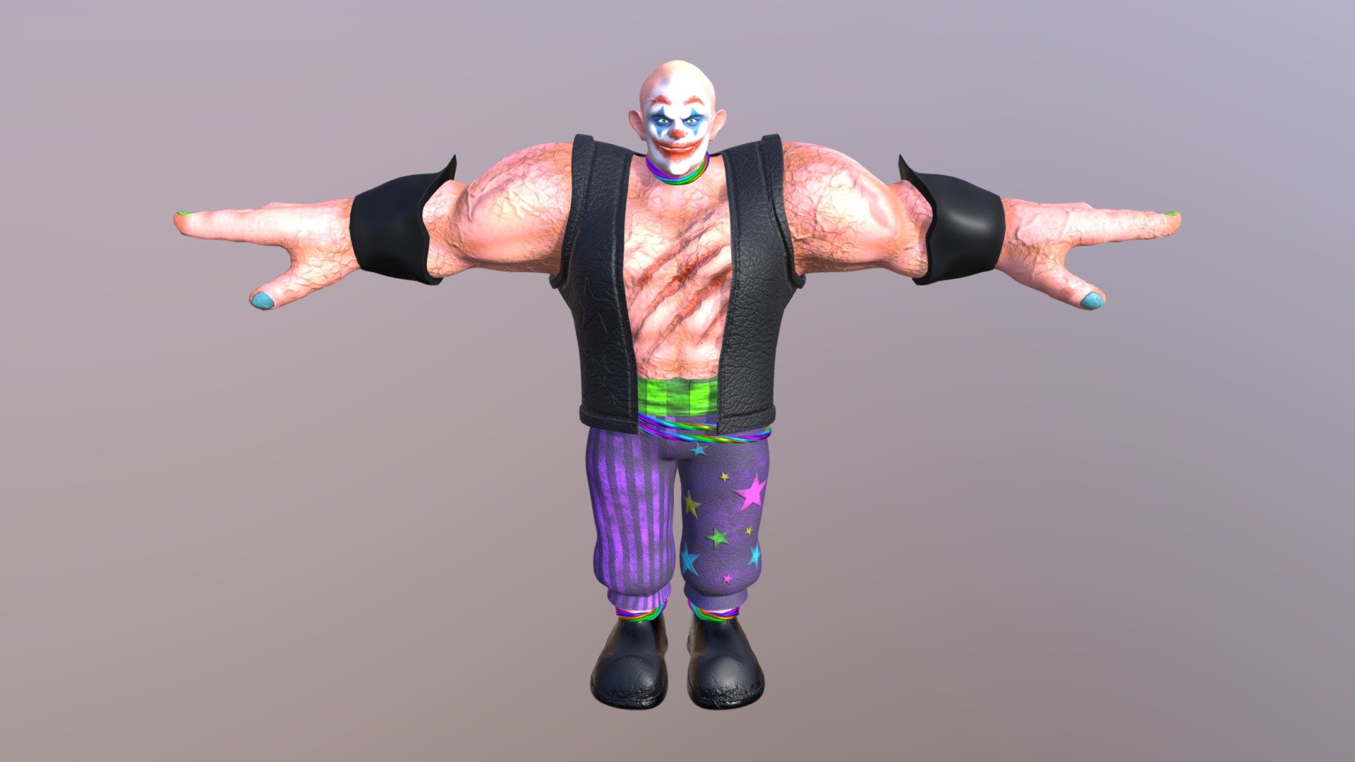 Joker Muscle - Buy Royalty Free 3D model by Pixelbox Studio ...