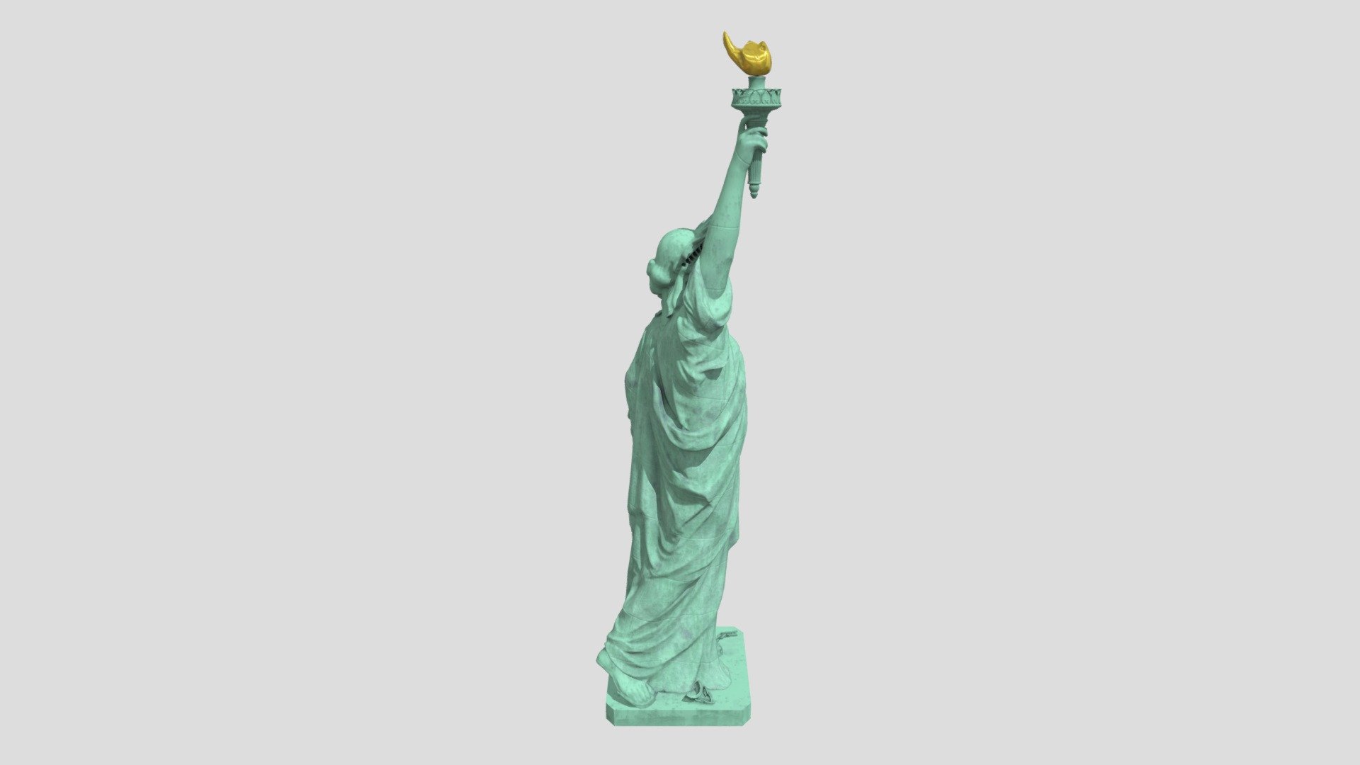 patung liberty amerika serikat - Download Free 3D model by ...