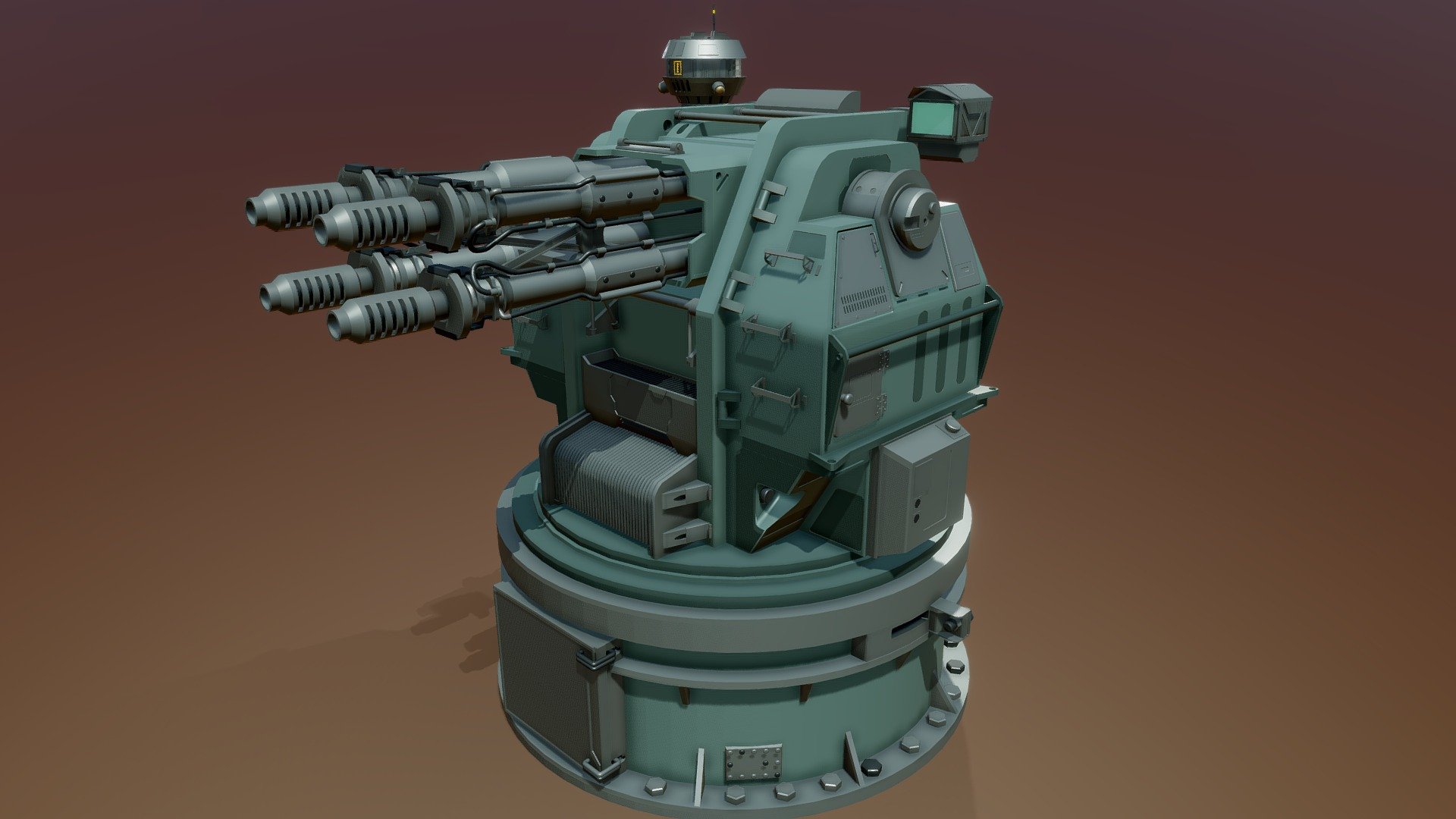 Naval artillery - Download Free 3D model by Danil Mishatkin (@mishdanil ...