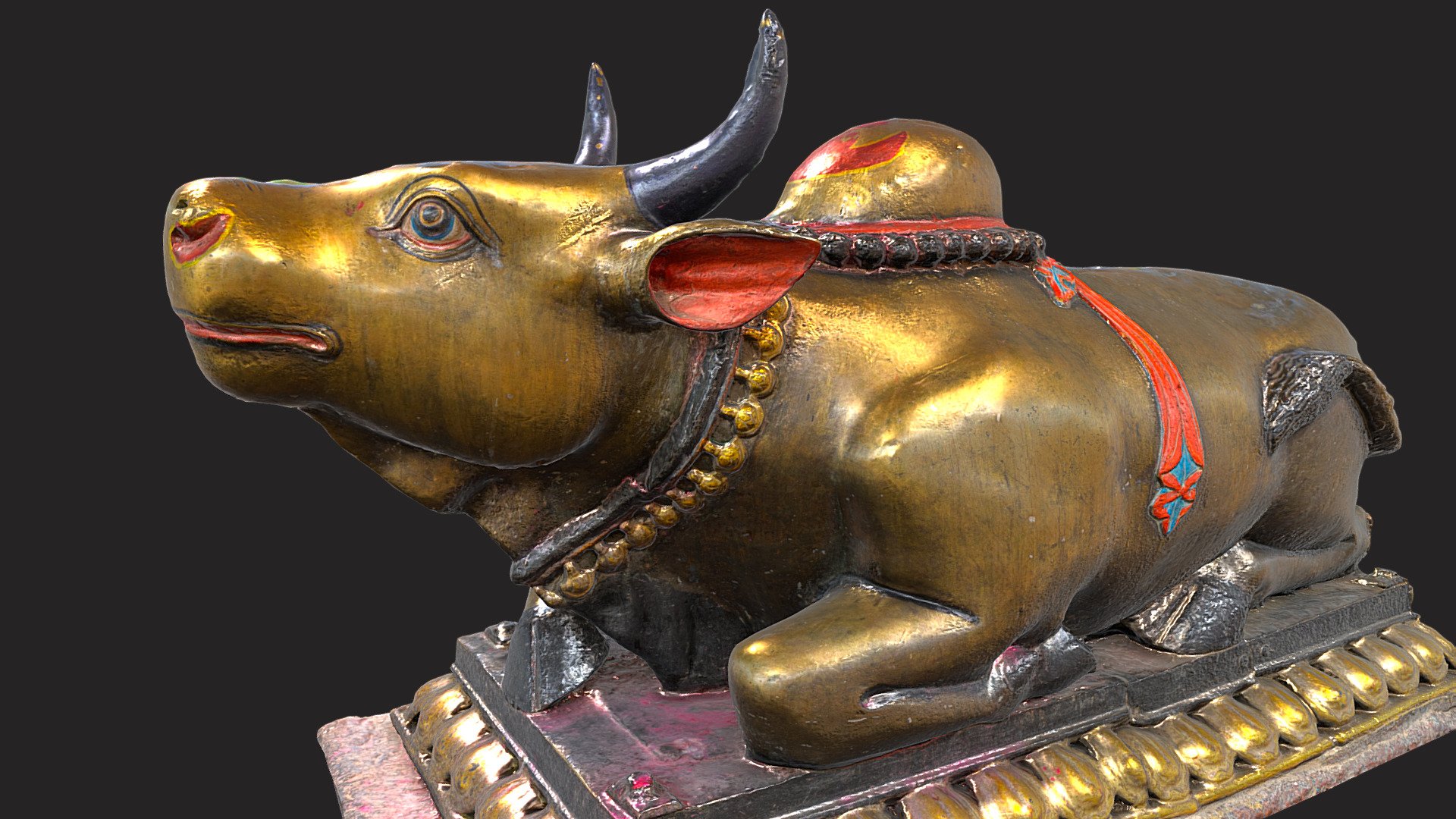 150th model - Golden Ox w/3 LOD - Nepal Heritage - Download Free 3D ...