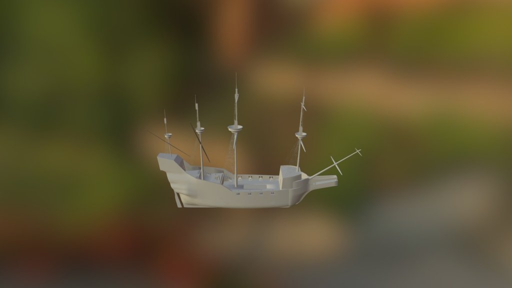 First Galeon - 3D model by Gilson PK (@gilsonneuhaus) [7d8930e] - Sketchfab