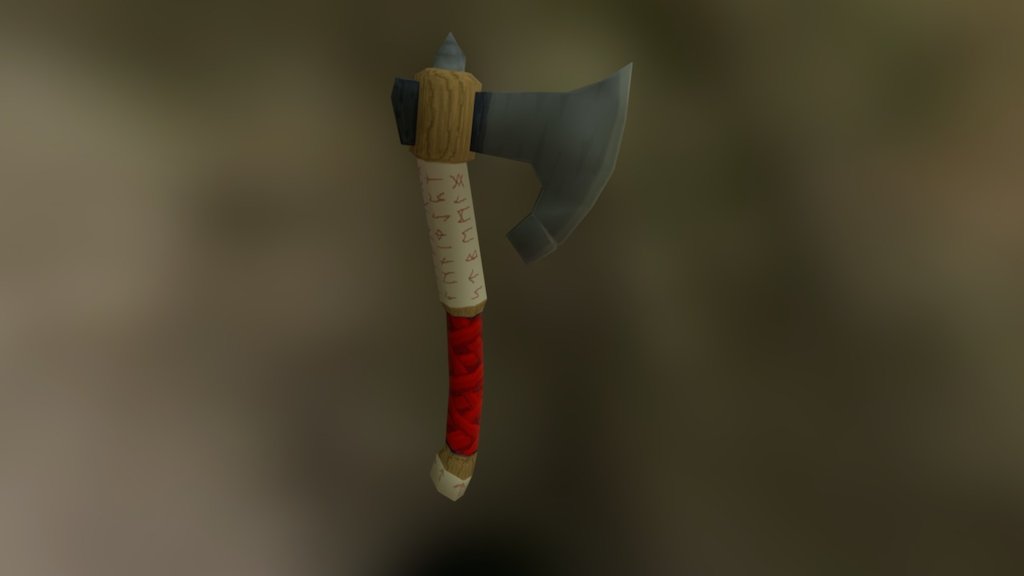 Texture Painting an Axe - 3D model by cvaneseltine [7d895e3] - Sketchfab