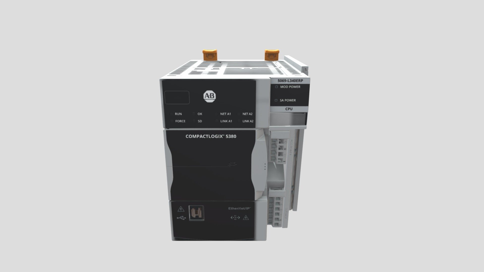 CompactLogix 5380 Process Controller-R2 - Download Free 3D model by ...