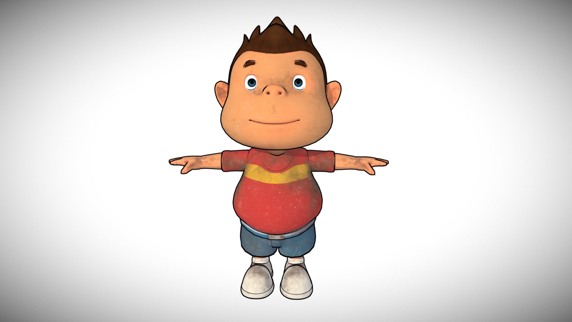 Toon Boy - Download Free 3D model by huyunited [7d8ad21] - Sketchfab