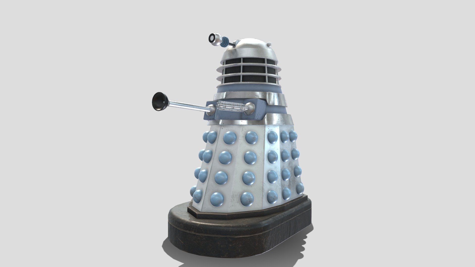 Dalek Drone (Dalek Invasion of Earth - 1964) - 3D model by Conor ...