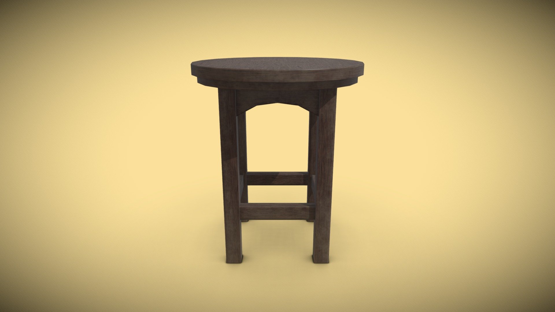 Wood Stool - Download Free 3D model by michaelroe [7d8c777] - Sketchfab