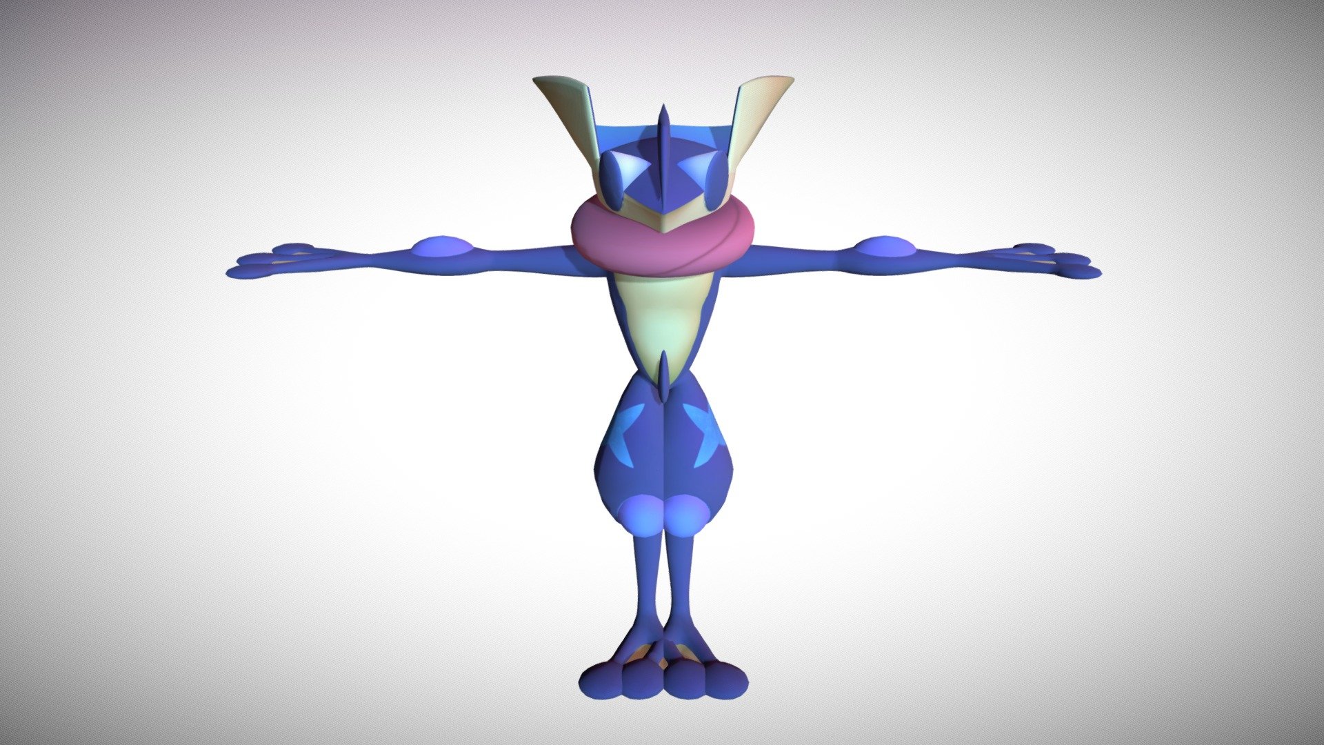 Greninja - Download Free 3D model by RJ Magda (@RJ.Magda) [7d8cec0 ...