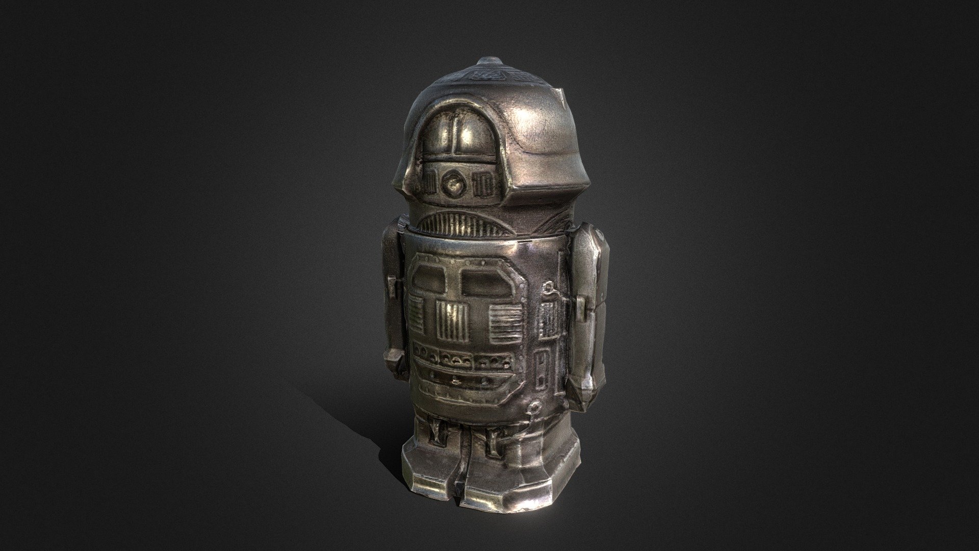 Photogrammetry Robot Bank - Low Poly - Download Free 3D model by ...