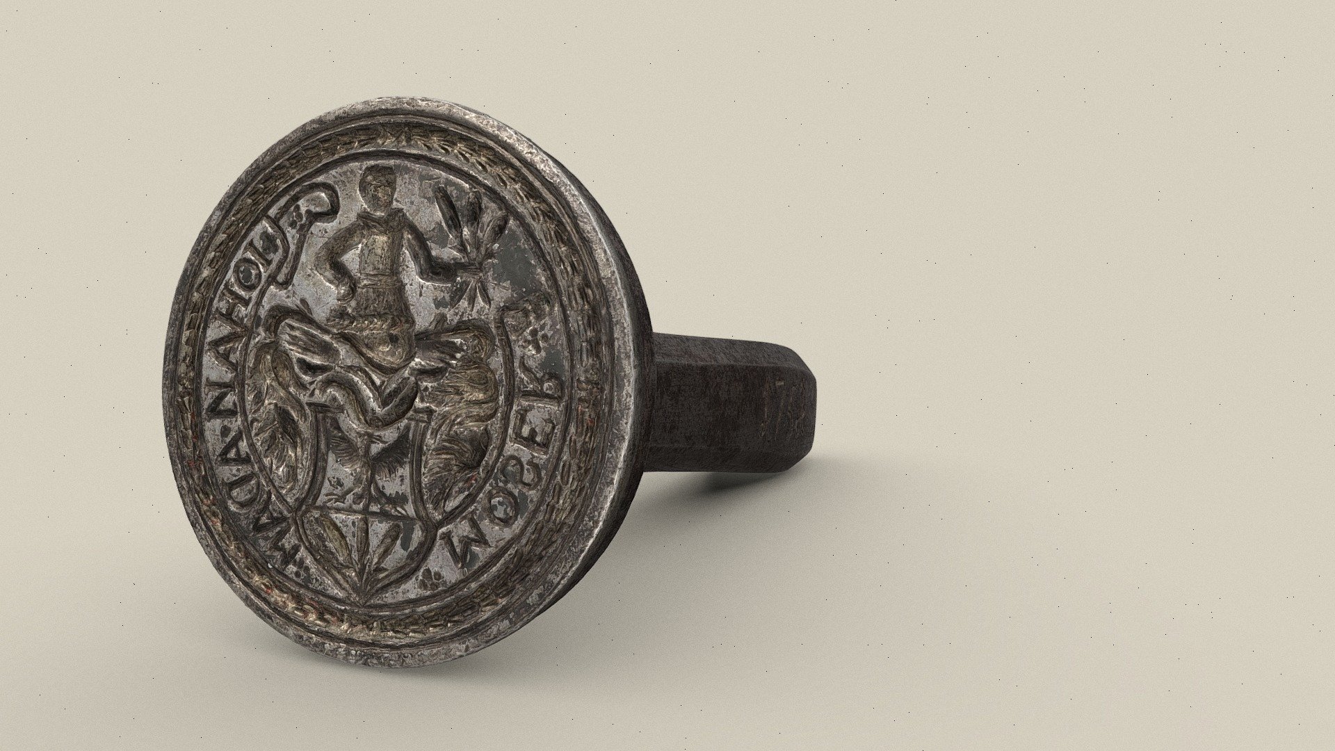 Stamp seal - Buy Royalty Free 3D model by noe-3d.at (@www.noe-3d.at ...