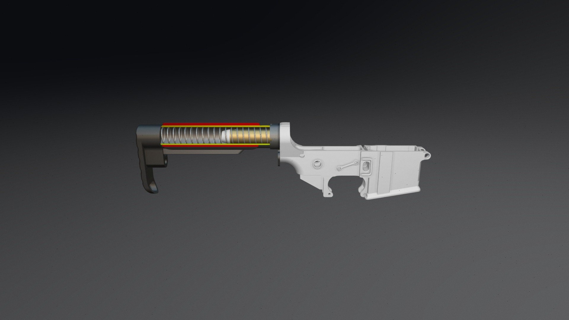 buffer assembly - 3D model by SagiShi (@legecki.kacper) [7d90b4f ...