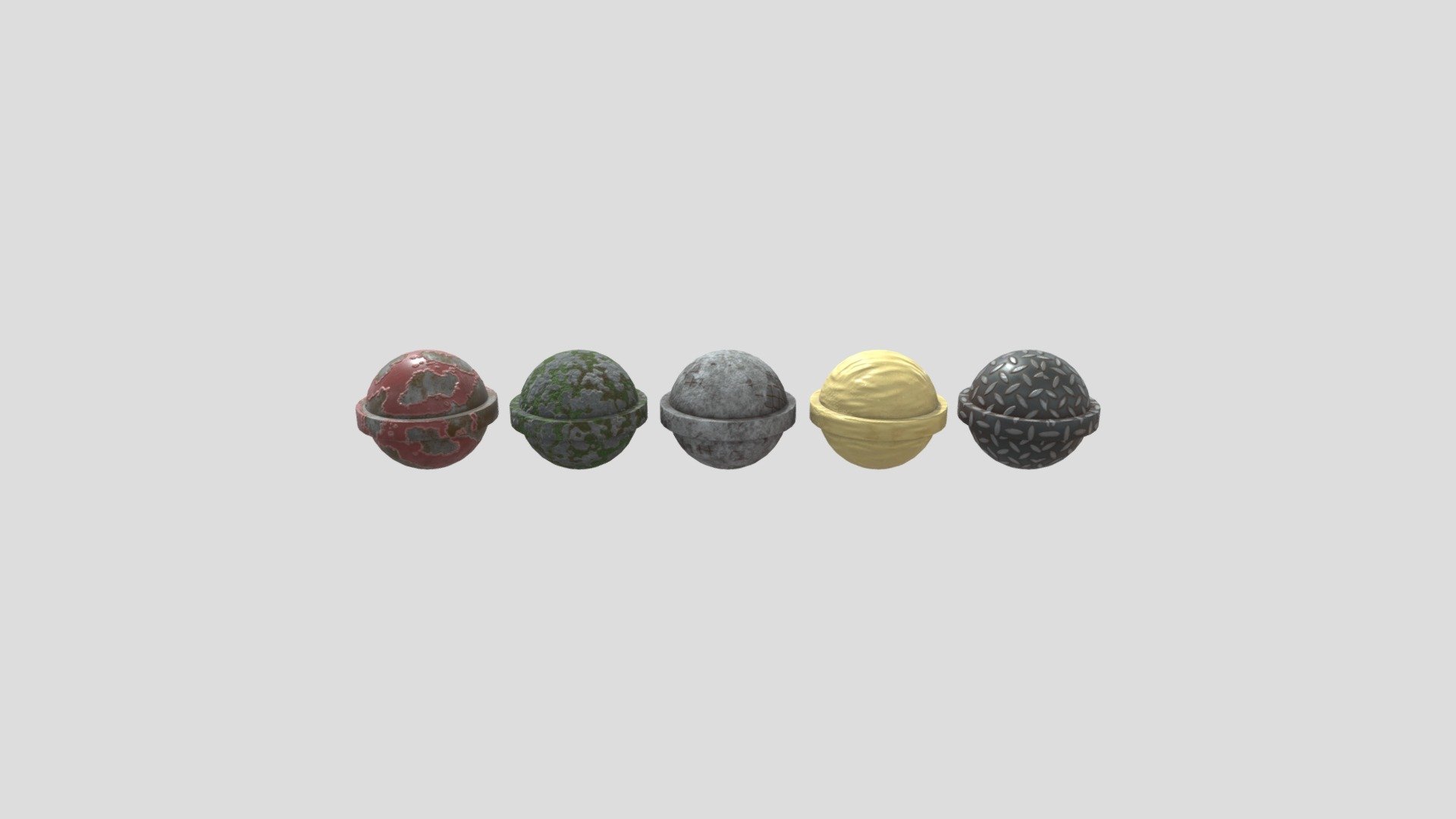 Sphere Textures - 3D model by emmaowens [7d90d04] - Sketchfab