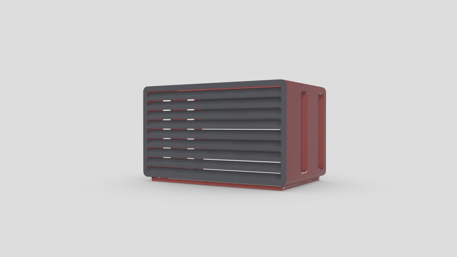 Loop_L_Red/Anthracite - 3D model by Urbanshell [7d946a5] - Sketchfab