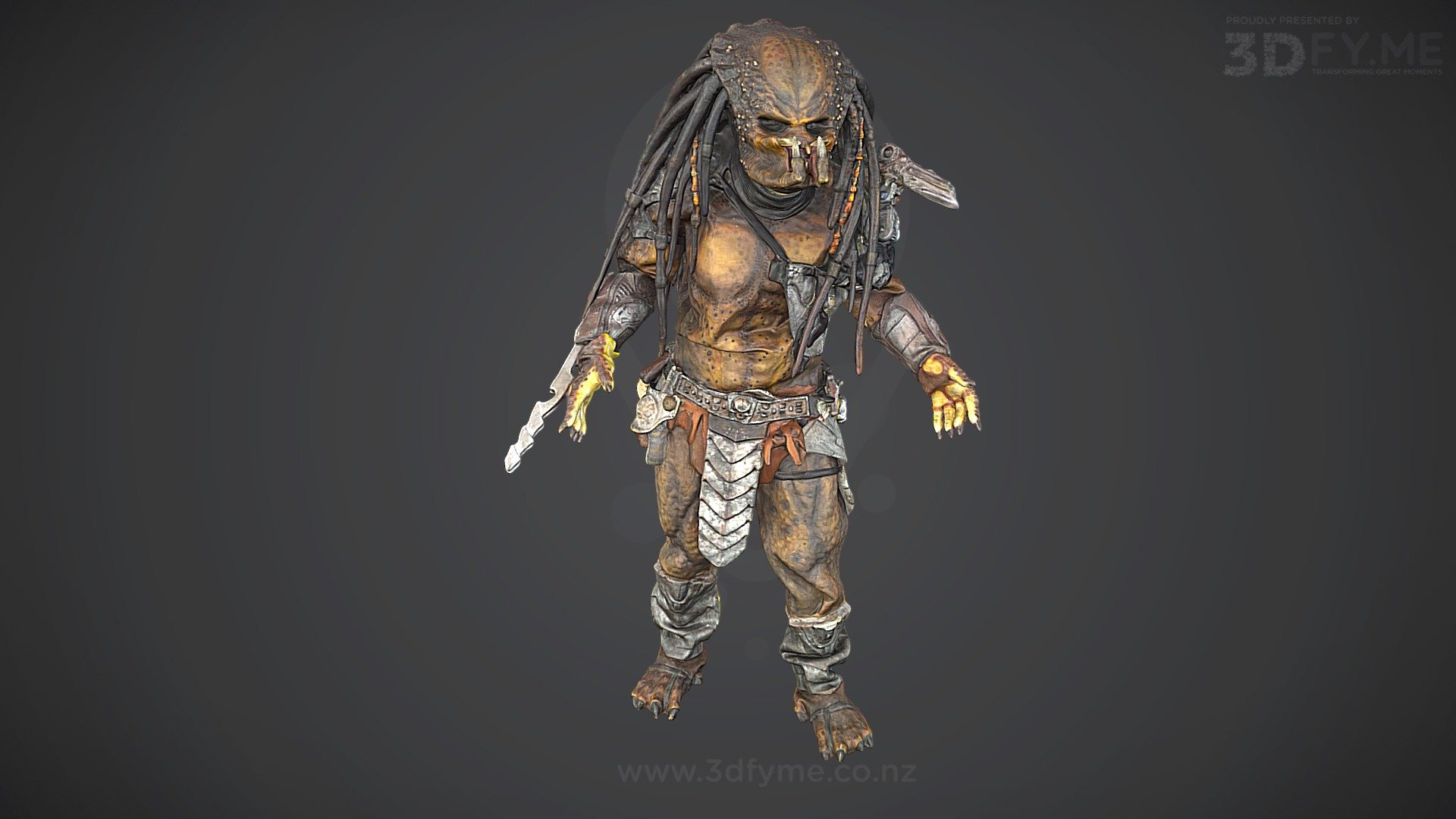 Predator Cosplay (3D-Photogrammetry Scan) - 3D model by 3Dfy.me New ...