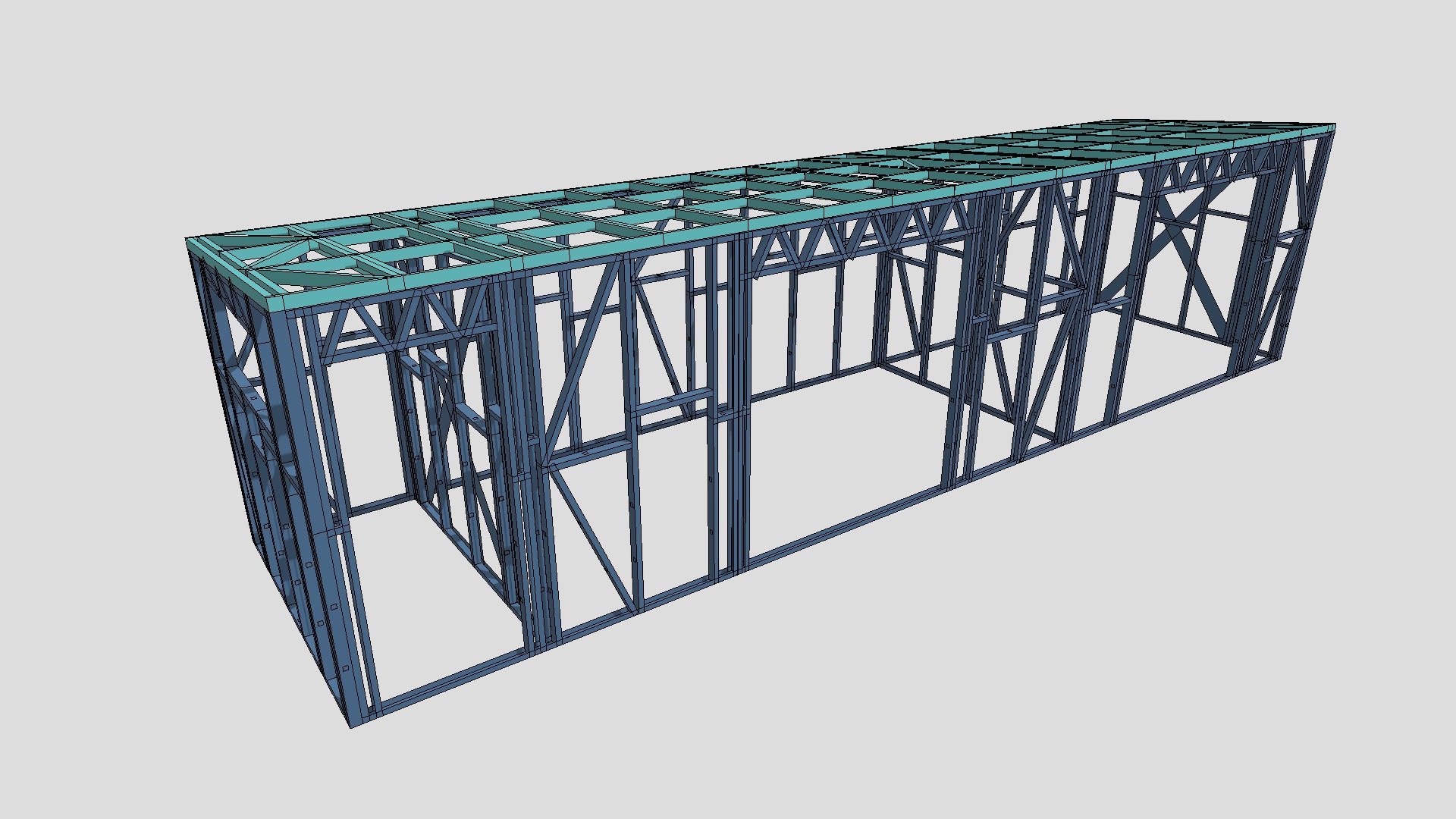 Hewitt - Shed - 3D model by Australian Framing Solutions (@afsdesign ...
