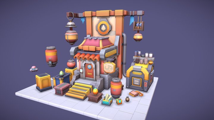 Overwatch-3d-model 3D models - Sketchfab