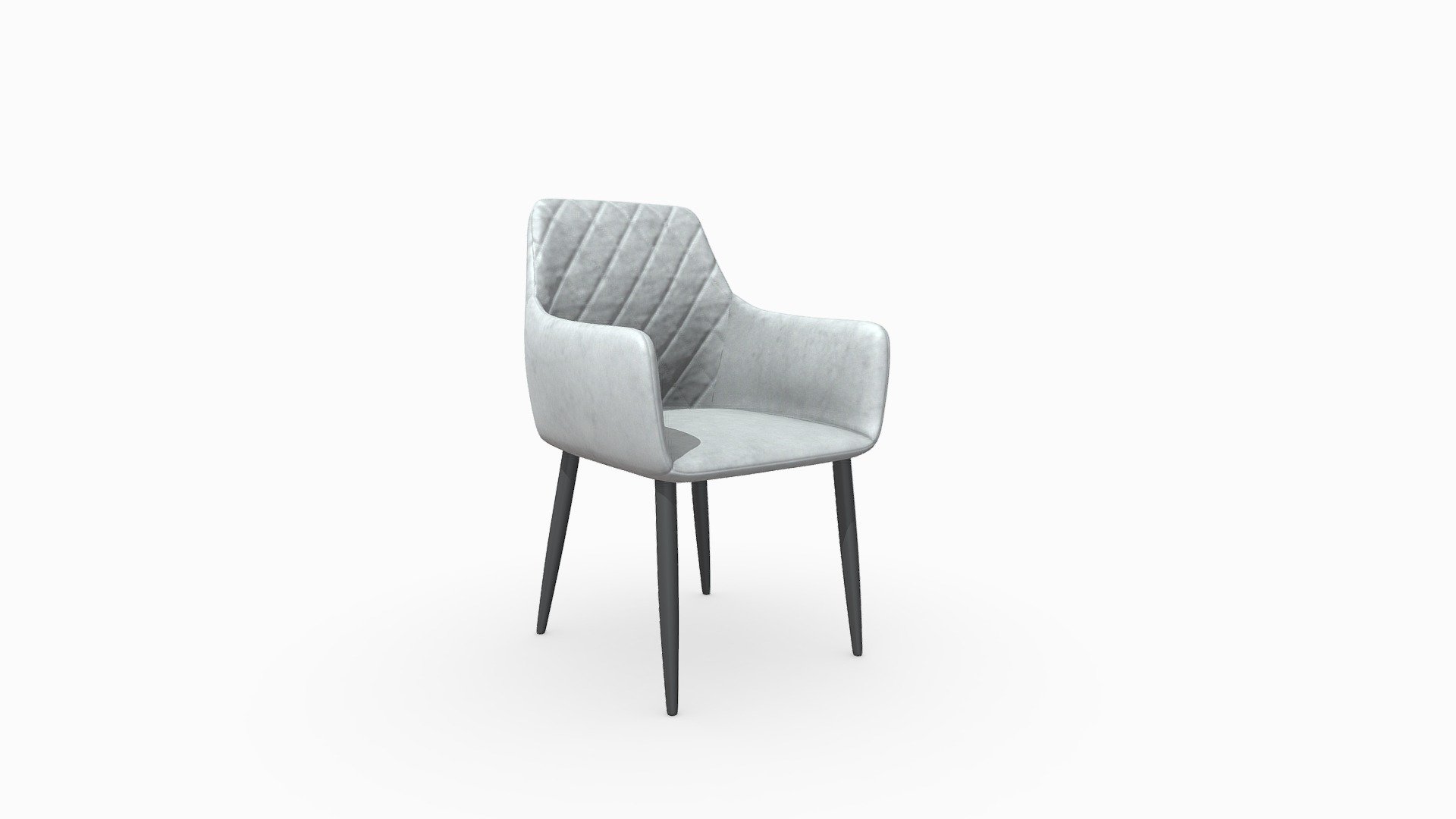 M1178_poltronaSophiaTerciopeloGrisPataNegra - Buy Royalty Free 3D model ...
