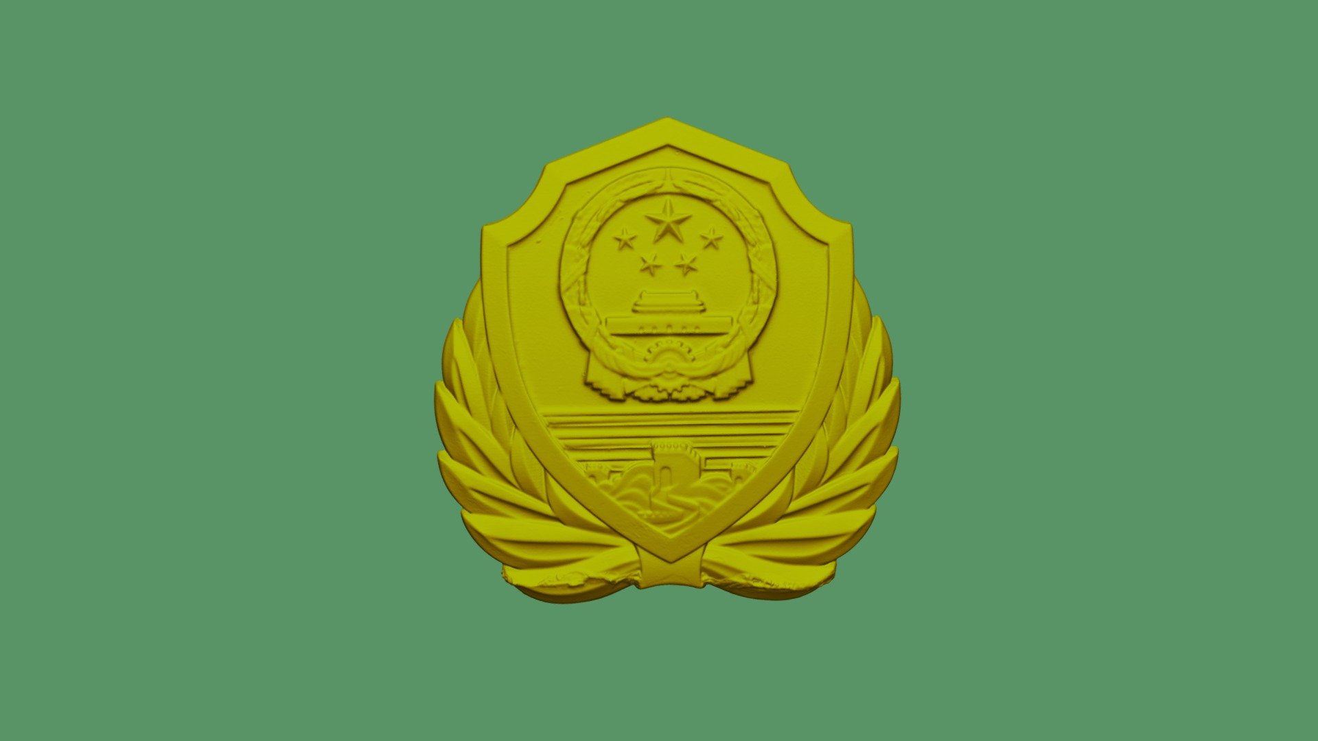 badge - Download Free 3D model by Nancy/Lanzi Luo (@Thunk3D-Nancy ...