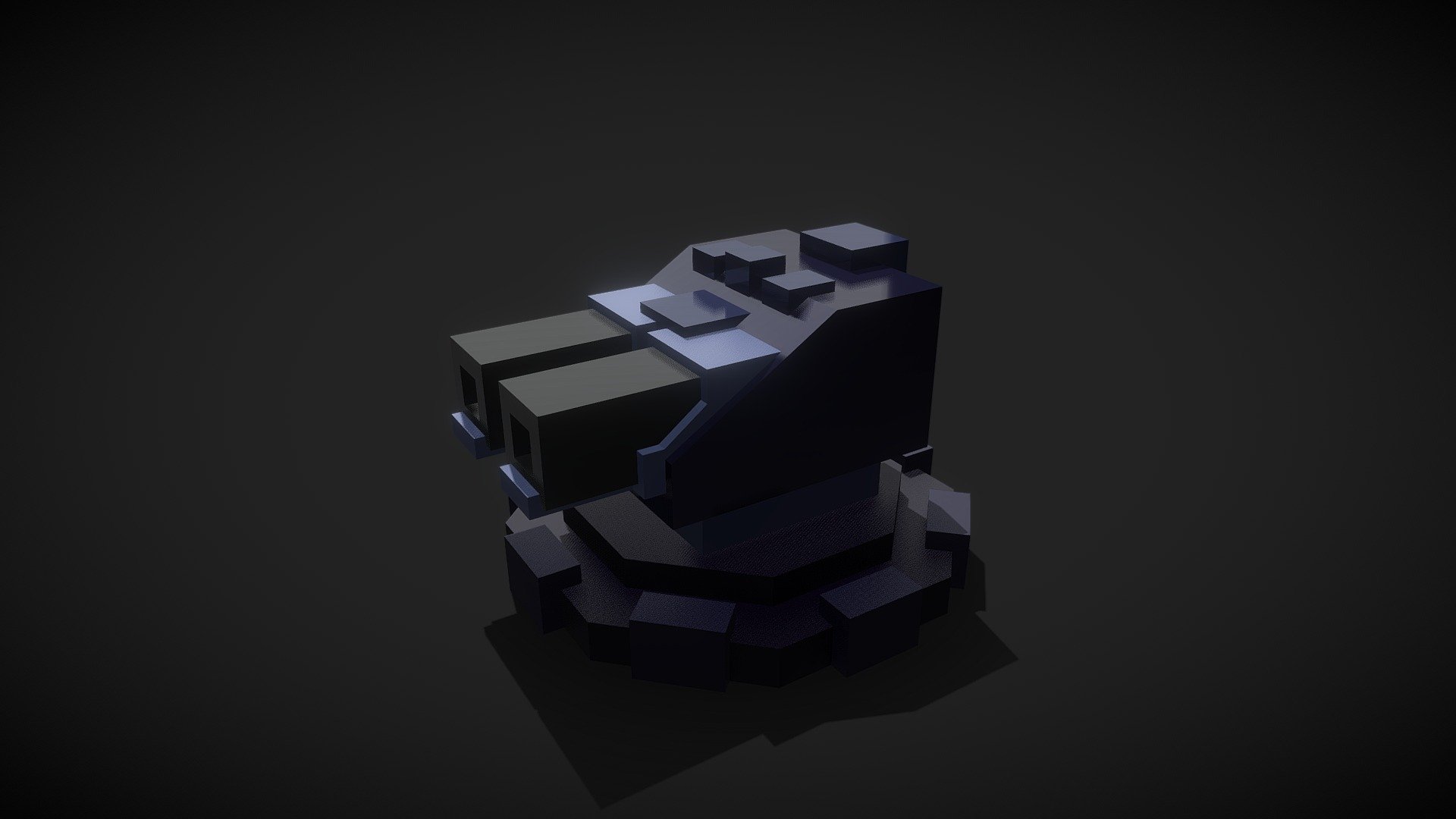 Dual low poly Turret - 3D model by Ice Maker (@Ice_Maker-96) [7d99978 ...