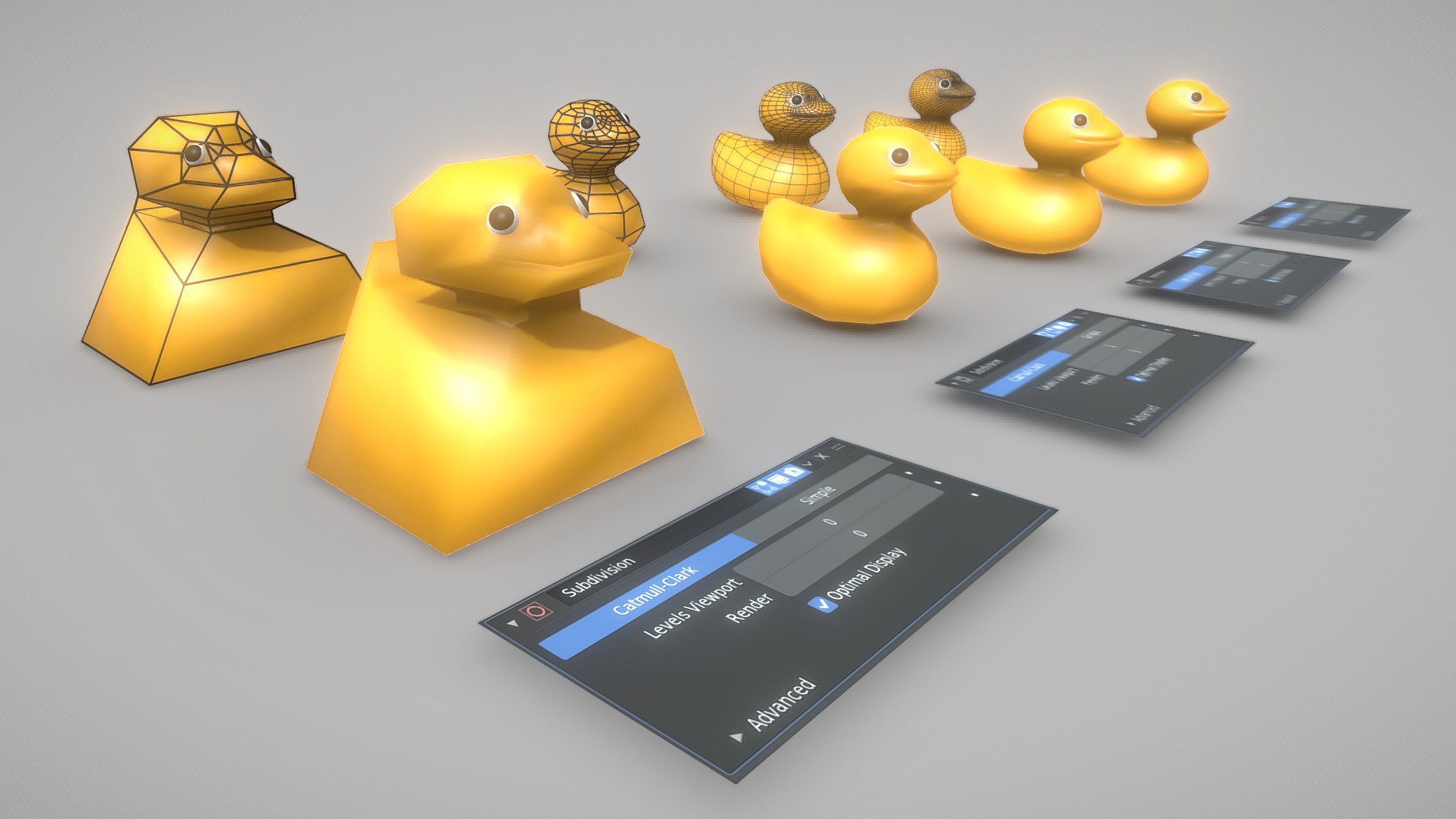 Subdivision Ready Rubber Duck - Download Free 3D model by VIS-All-3D ...