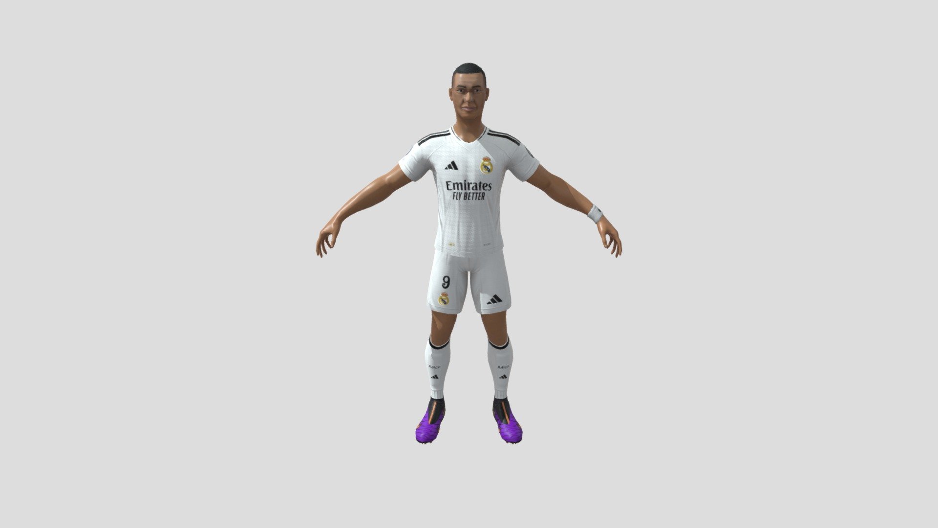 mbappe model for sketchfab - Download Free 3D model by Primustf0710 ...