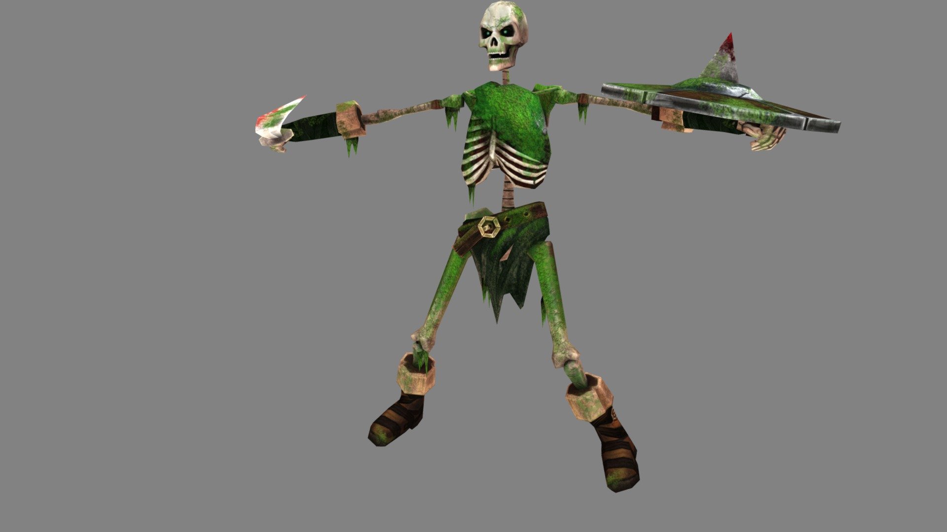 Skeleton Guard2 Slimed - 3D model by POLYTRICITY (@PolytricityLtd ...