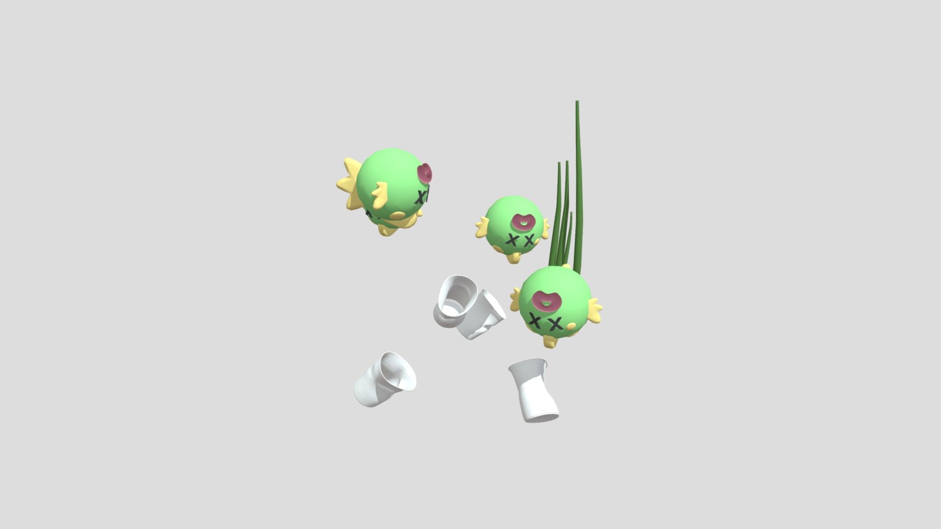 Dead Fish - Download Free 3D model by Sofia Echeverri (@sofiaecheverri ...