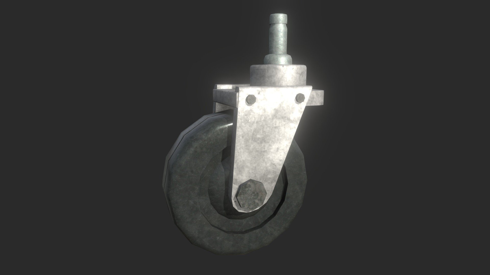 Simple Caster wheel - Download Free 3D model by Blender3D [7d9ca73 ...