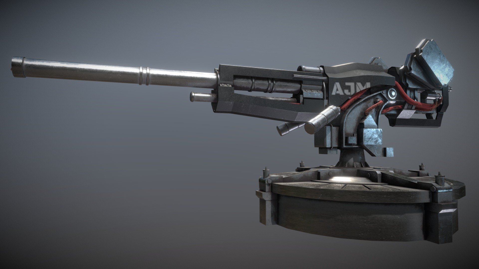 Rail gun - 3D model by zundaomochi [7d9d186] - Sketchfab