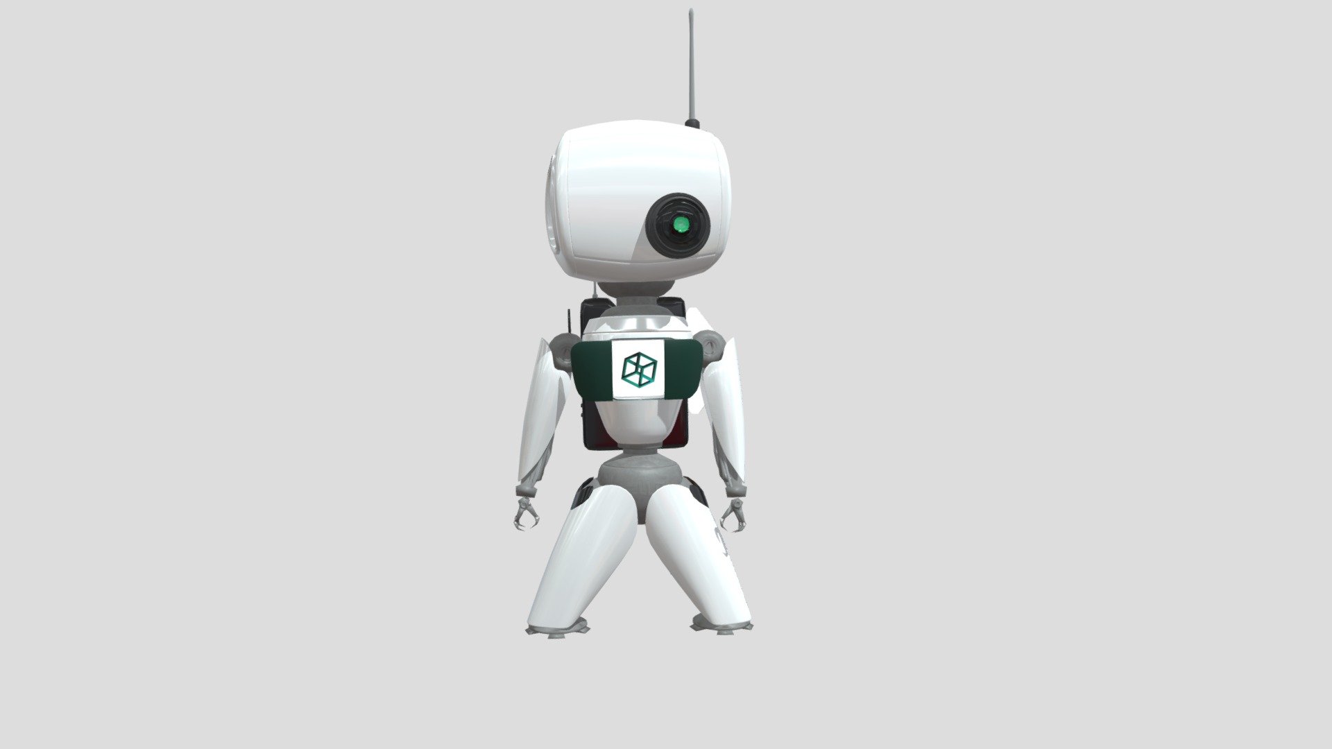 White Robot - 3D model by immersionslabs2 [7d9dc26] - Sketchfab