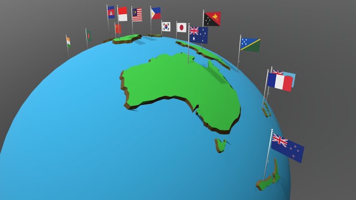 Countries 3D models - Sketchfab