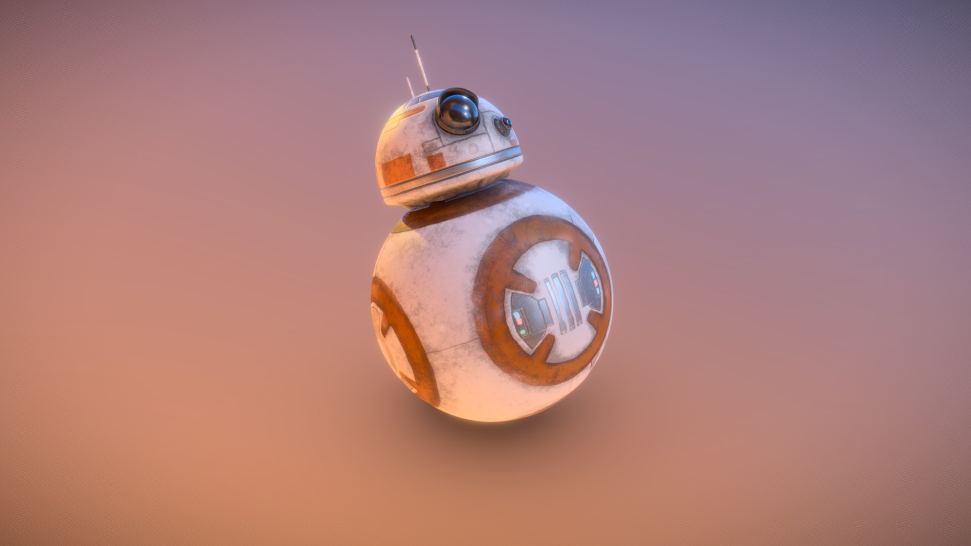 BB-8 - 3D model by Blackhart [7d9eb1c] - Sketchfab