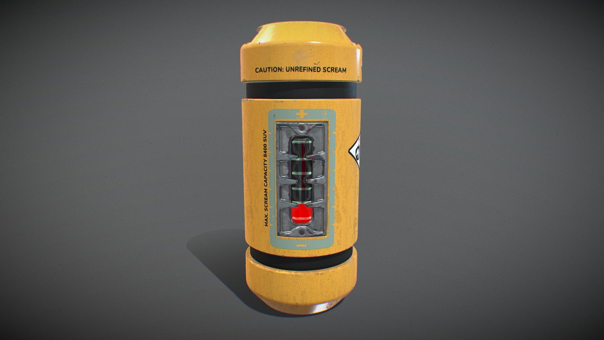 Pixar Monster inc. scream canister - Buy Royalty Free 3D model by ...