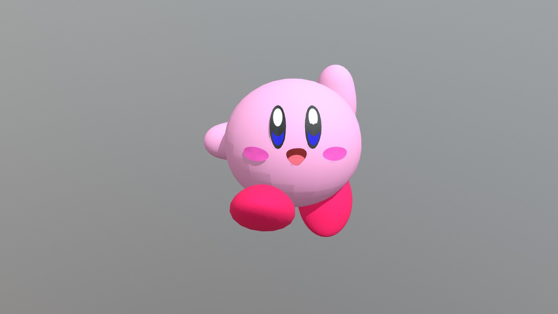Assignment 11: Character: Kirby - 3D model by Luis (@lmalagon) [7da233c ...