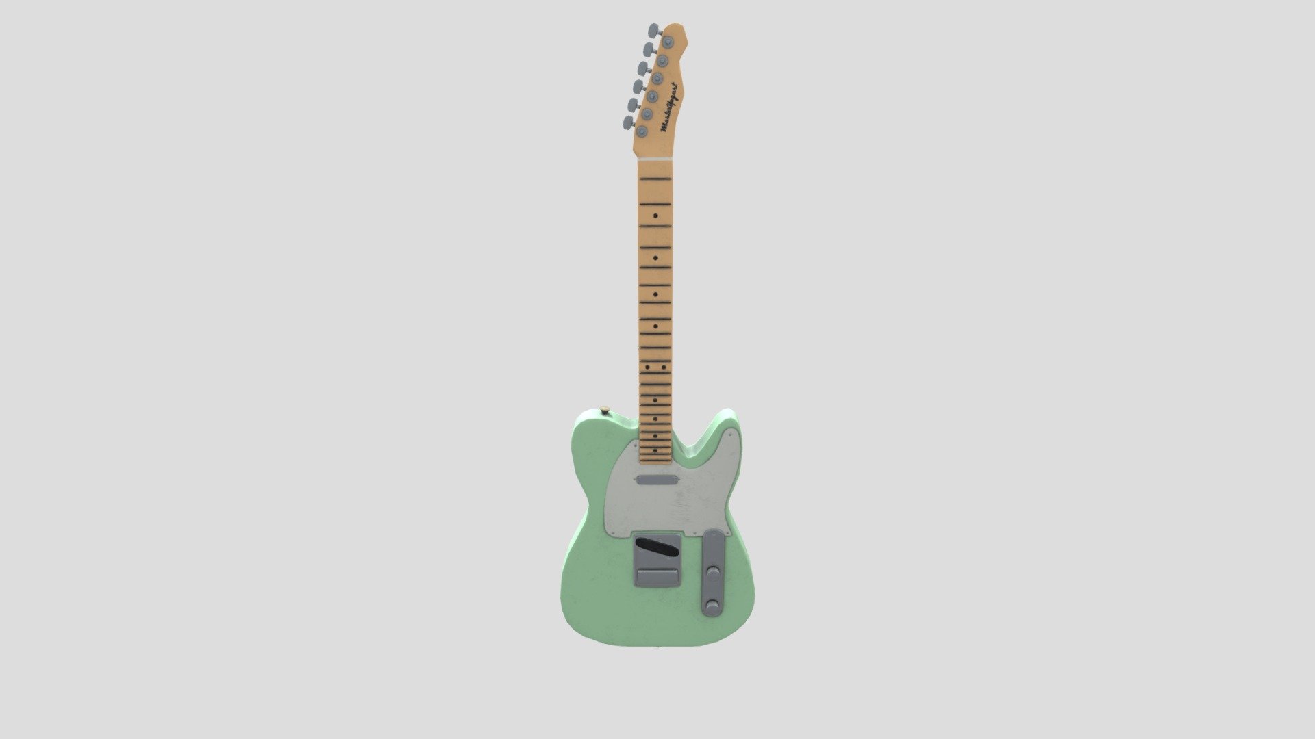 Electric Guitar - 3D model by masteryogurt (@rmasteryogurtr) [7da31de ...