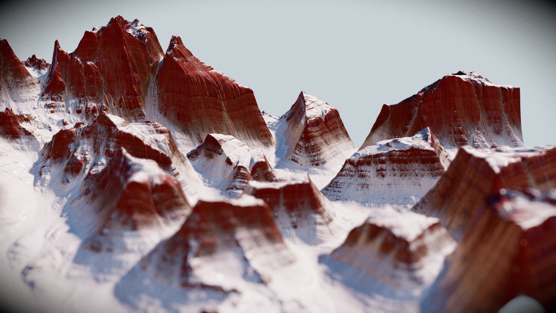 Mountains - 3D model by ImpAga [7da3c2c] - Sketchfab